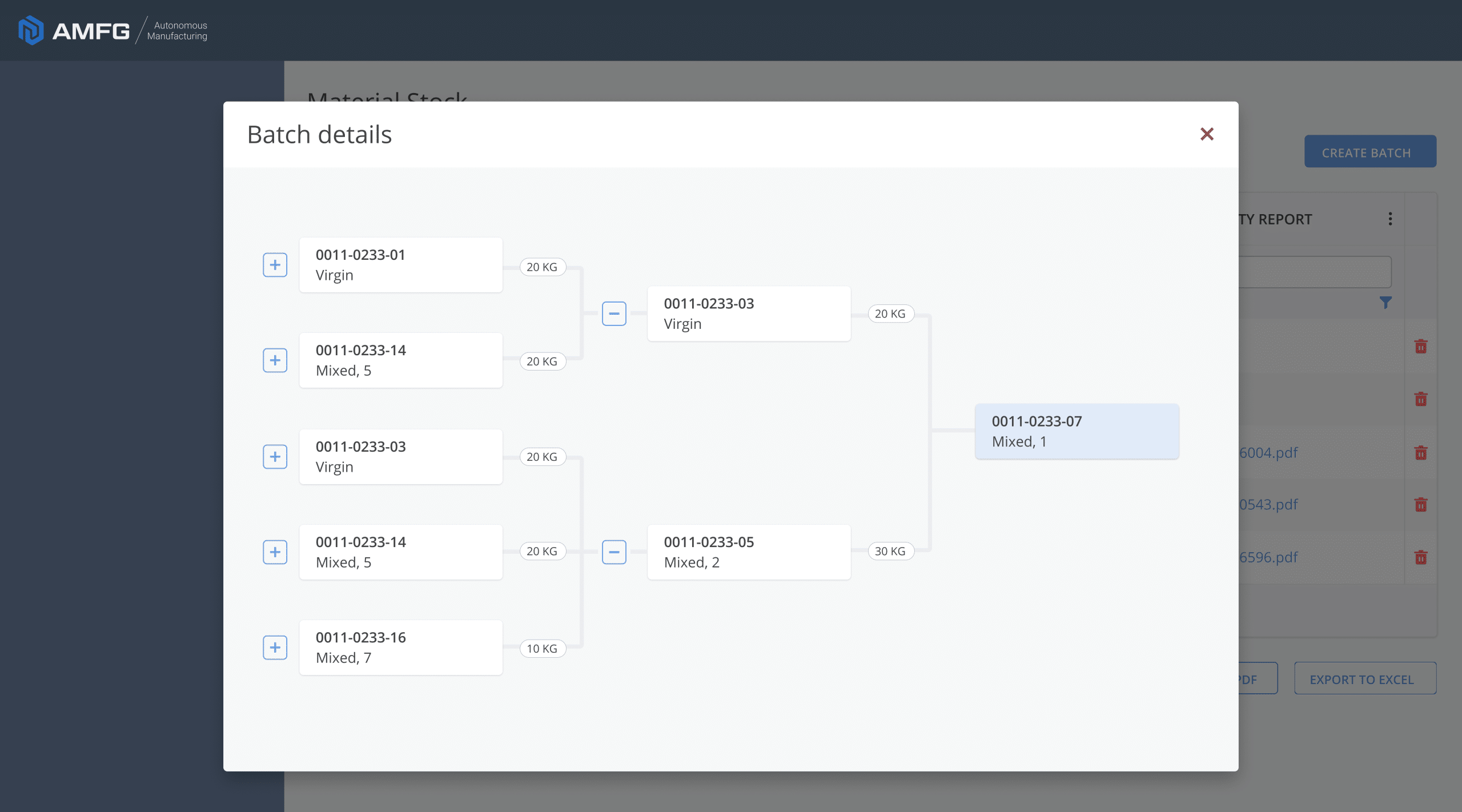 תוכנת 3d amfg- רכיב mes - בליסטיק ביט